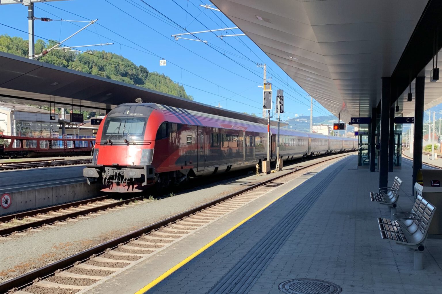 ÖBB Railjet in Feldkirch – Robis Bahnen